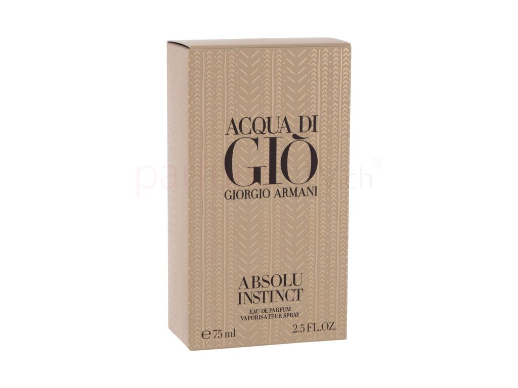 Giorgio Armani Acqua di Gio Absolu Instinct Eau de parfum Parfumcity.ch