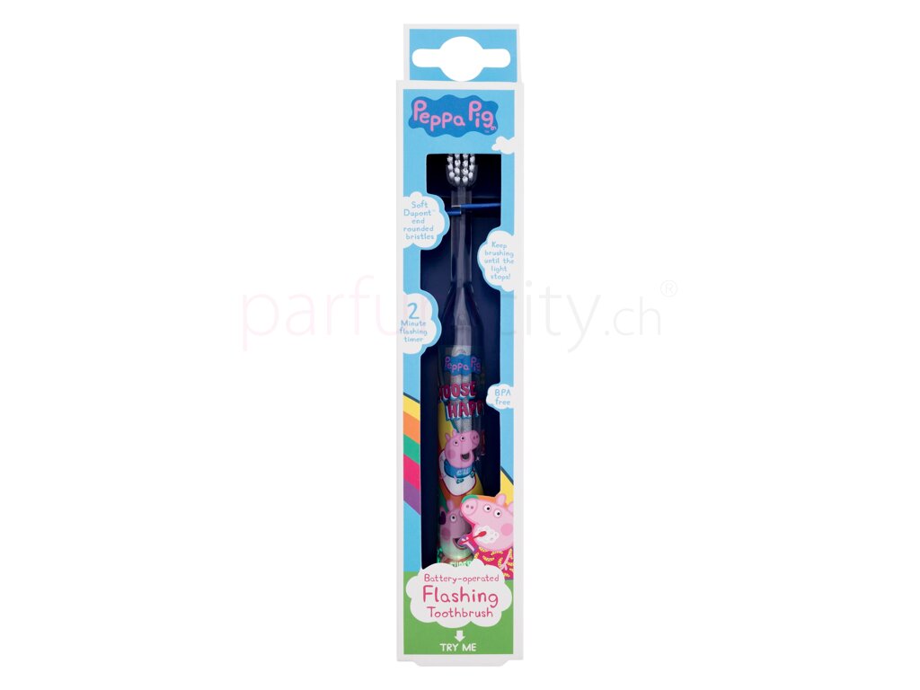 Peppa Pig Peppa Battery-Operated Flashing Toothbrush Schallzahnbürste ...